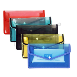 Cheque Holder Flexi Button Bag
