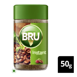 BRU Instant Pure Coffee, 50 g Jar