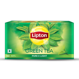 Lipton Pure & Light Green Tea Bags, 50 pcs