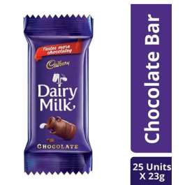 Cadbury Dairy Milk Chocolate Bar, 23g