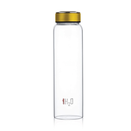 Cello H2O Borosilicate Glass Water Bottle, 1000 ml,