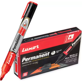 Luxor Permanent Marker Red